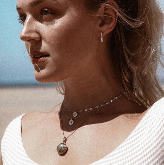 Jewelry | Shell Locket Necklace | Poshmark